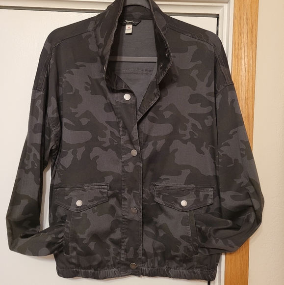 UNIONBAY | Jackets & Coats | Supplies By Union Bay Gray Camo Jacket ...